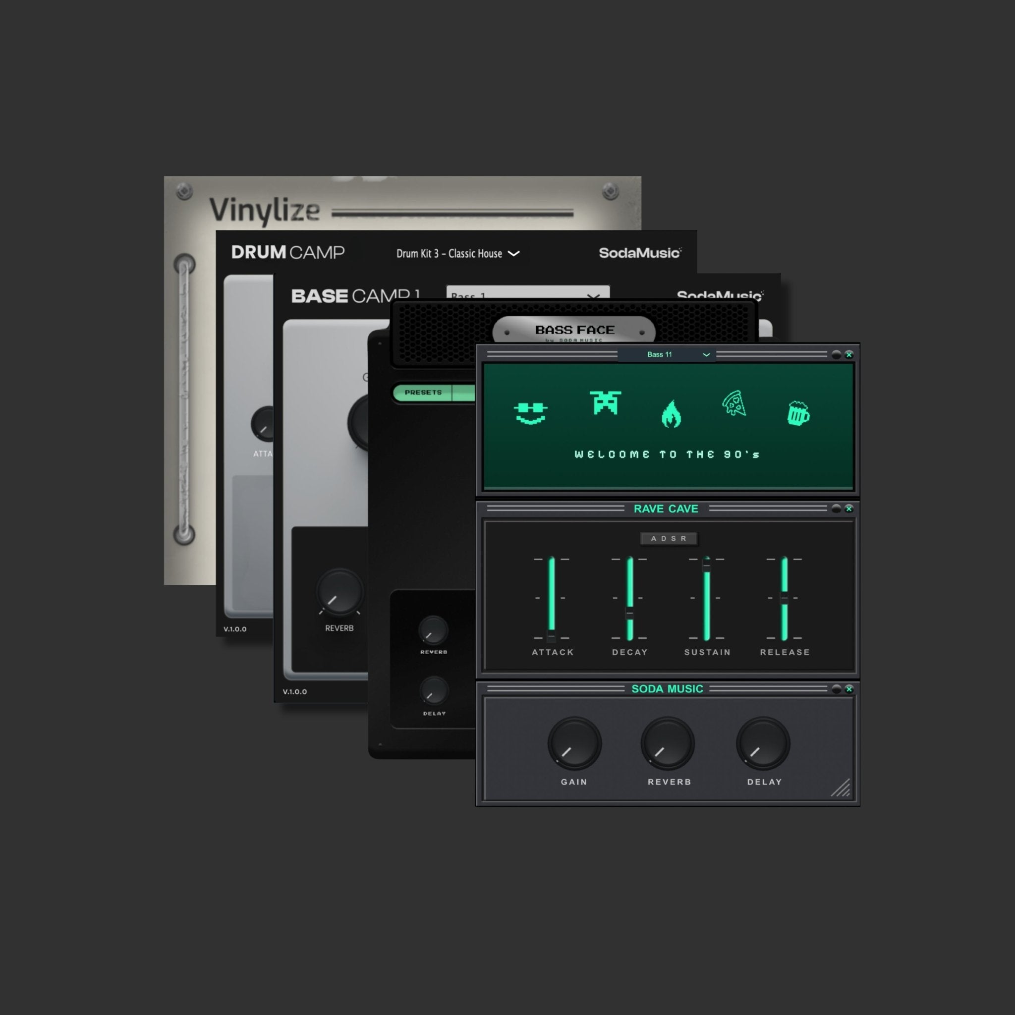 Plugin Bundle (4x) | Vinylize, Rave Camp & More – sodamusic.tech